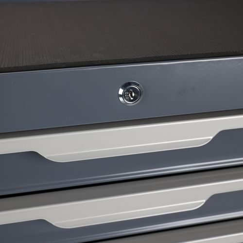 Steel Six-Drawer Trolley with Wheels - Rapid Racking