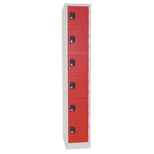 Metal Storage Lockers - 1-3 Nestable Columns - 4-6 Cabinets - Manutan ...