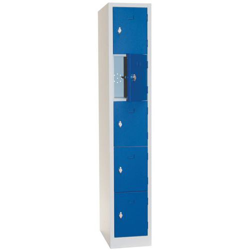 Metal Storage Lockers 1-3 Nestable Columns - Rapid Racking