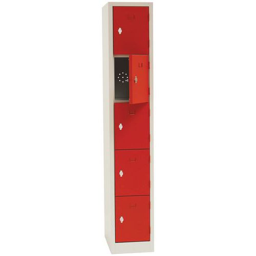Metal Storage Lockers 1-3 Nestable Columns - Rapid Racking