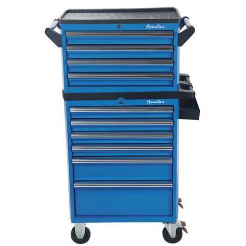 Tool Trolley - 6/7 Drawers Perforated Sides - Rapid Racking