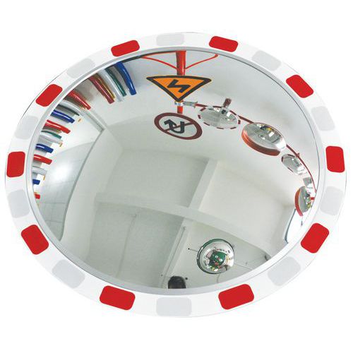 90° Round Safety Mirror - Convex - Rapid Racking