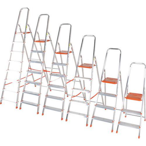 Aluminium Platform Step Ladder - Light Duty - Rapid Racking