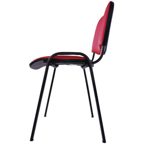 Humphreys Visitor Chair - Black Frame - Rapid Racking