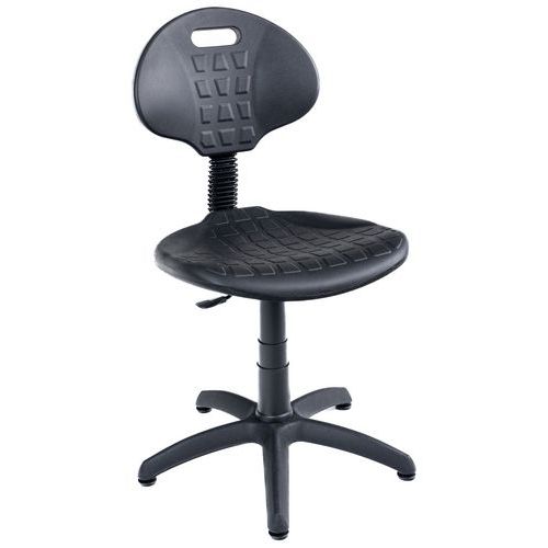 High Black Workshop Chair - Ergonomic - Rapid Racking