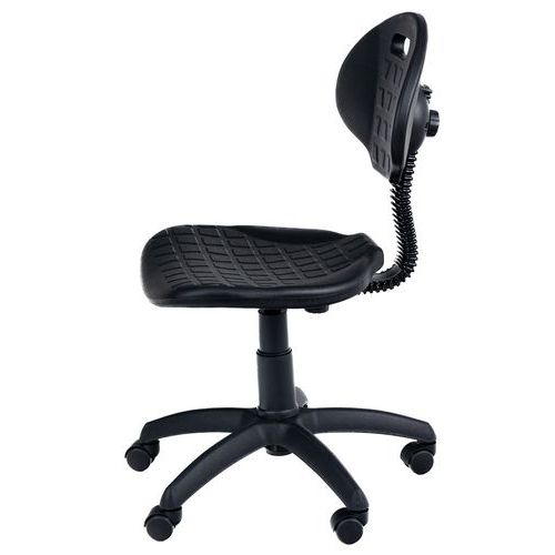 High Black Workshop Chair - Ergonomic - Rapid Racking