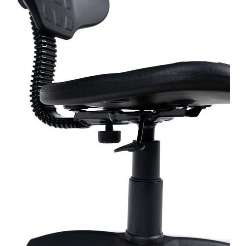 High Black Workshop Chair - Ergonomic - Rapid Racking