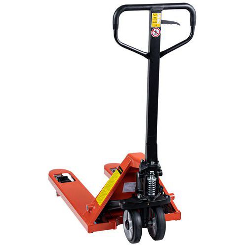 Manual pallet truck - Short forks 800 mm - Capacity 2000 kg - Manutan ...