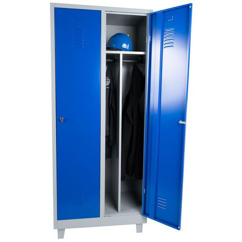 Clean & Dirty Locker With Plinth - Rapid Racking