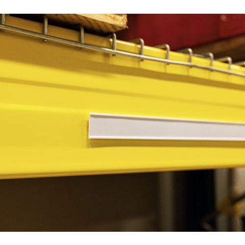 Self-Adhesive Label Holders - 1m Strips - Rapid Racking