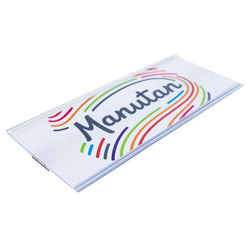 Clear Label Holders - 200-2000mm Lengths - Rapid Racking