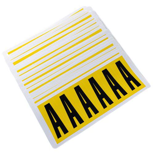 Self-Adhesive Letter Labels - A To Z - Rapid Racking