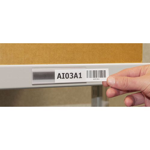 Clear Label Holders - 200-2000mm Lengths - Rapid Racking