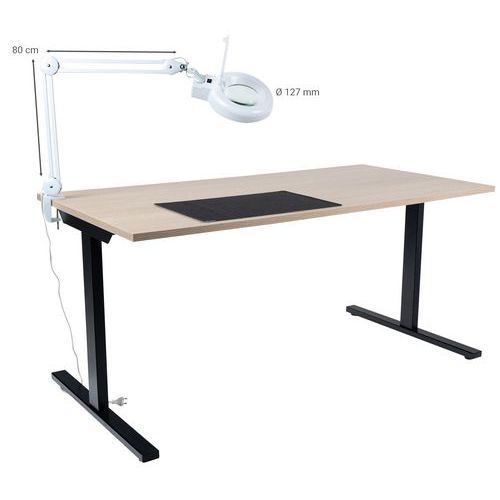 Circular Magnifying Lamp - Fluorescent - Rapid Racking