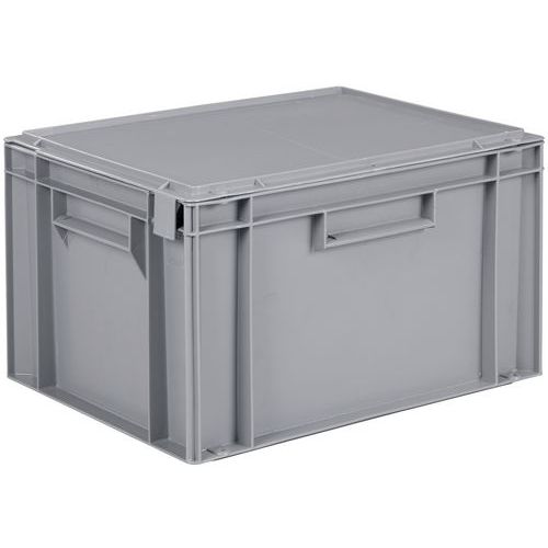 Euro Containers with Lid 10L to 30L - 400mm - Rapid Racking
