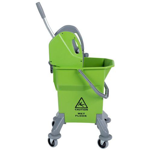 Mobile Mop Bucket with Wringer & Spout - Rapid Racking