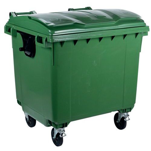 HDPE 1100L Waste Container Bin - Rapid Racking