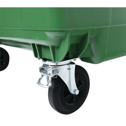 HDPE 1100L Waste Container Bin - Rapid Racking