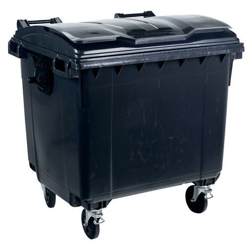 HDPE 1100L Waste Container Bin - Rapid Racking