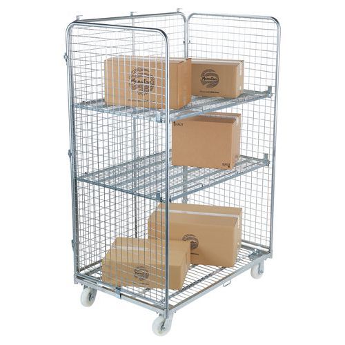 Large Roll Cage/Container - 600kg Capacity - Rapid Racking