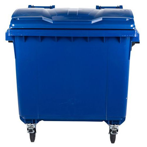 HDPE 1100L Waste Container Bin - Rapid Racking
