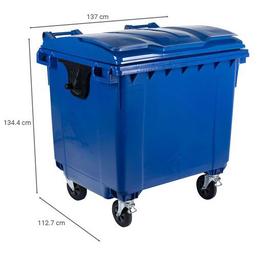 Waste container - 1100 l - Manutan Expert - Rapidracking.com