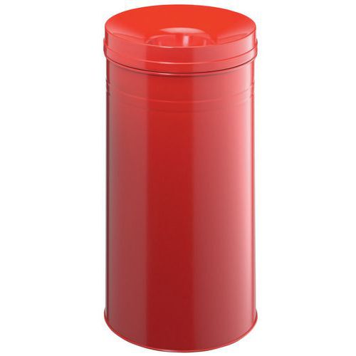 Fire-resistant metal bin - 60 L - Rapid Racking