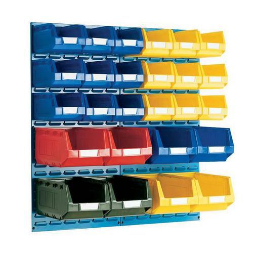 Louvre Panel & Bins - Storage Kits - Rapid Racking