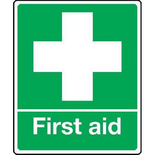 First Aid Sign - Health & Safety - Rapid Racking