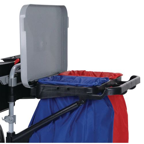 Janitor Cart/Cleaning Trolley with 120L Bin - Rapid Racking