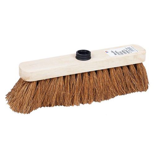 Natural Fibre Cleaning Broom with Soft Bristles - Manutan Expert ...