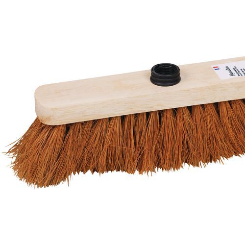 Natural Fibre Cleaning Broom with Soft Bristles - Manutan Expert ...