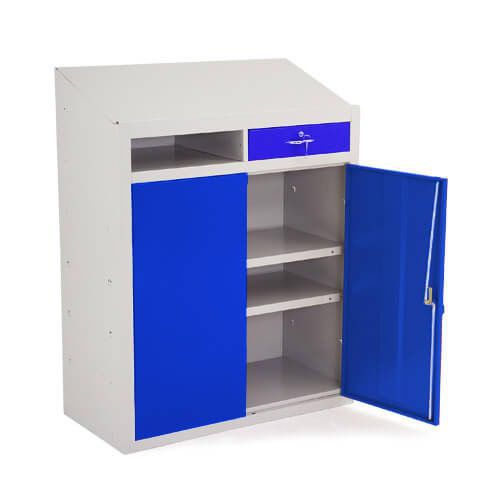 Lockable Steel Workshop Dispatch Desks - Rapid Racking
