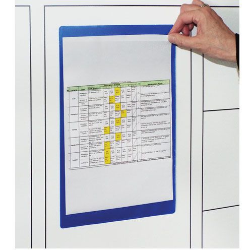 Magnetic Plastic Document Holders - Rapid Racking