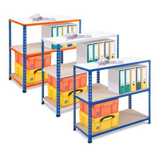 Rapid 2 Medium Duty Shelving with 3 Shelves - 840h 915w - 3 Bay Offer ...