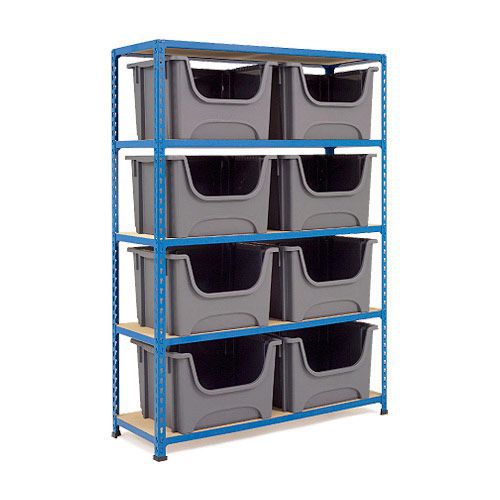 Bin Storage - 8 Bin Storage Unit - Rapid Racking