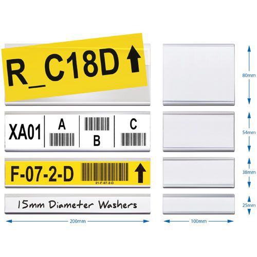 Self adhesive Ticket Holders - Rapid Racking