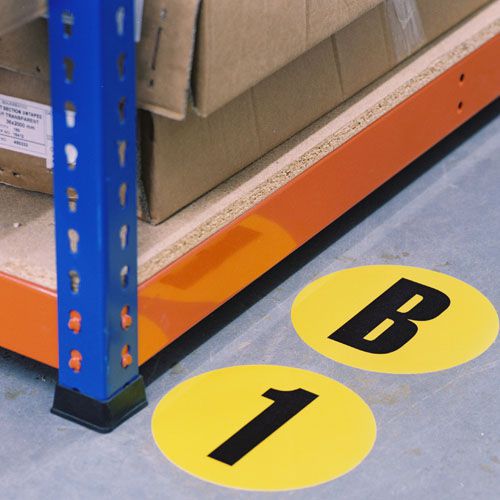 Floor Markers With Letters - Rapid Racking