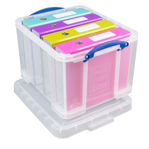 Plastic boxes - 35l storage boxes - Rapid Racking