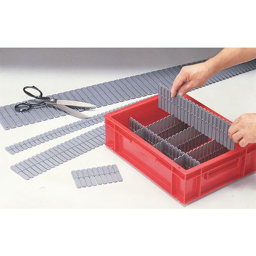 Plastic Euro Container Dividers Pack of 10 - Rapid Racking