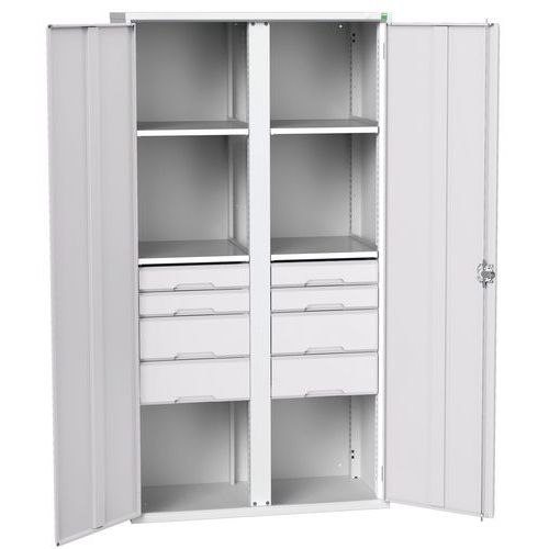 Bott Verso Multi-Shelf/Drawer PPE Cabinet HxW 2000x1050mm