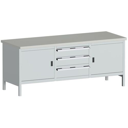 Bott Combi Workbench - HD Lino Worktop - Rapid Racking