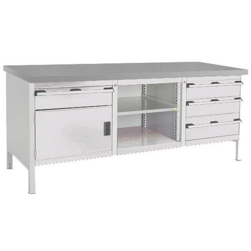 Bott Combi Workbench - HD Lino Worktop - Rapid Racking