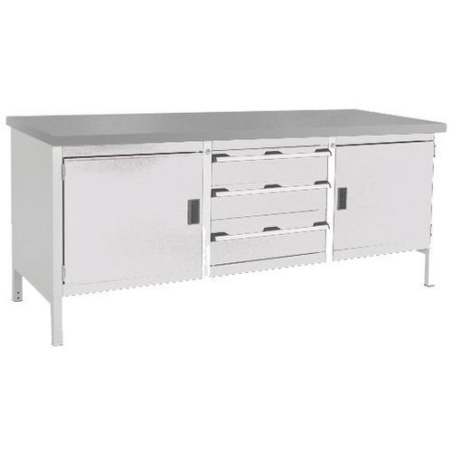 Bott Combi Workbench - HD Lino Worktop - Rapid Racking