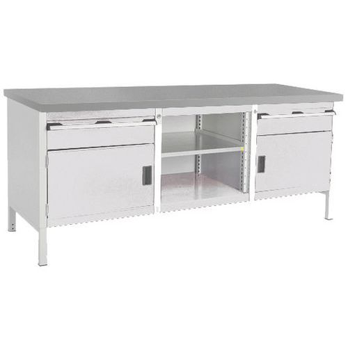 Bott Combi Workbench - HD Lino Worktop - Rapid Racking