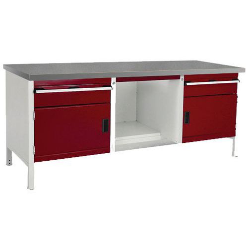 Bott Combi Workbench - HD Lino Worktop - Rapid Racking