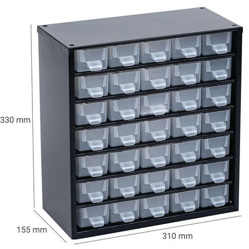 Buy Metal Cabinet with Component Drawers - Rapid Racking