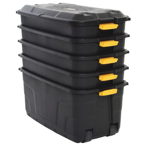 Strata Storage Boxes with Wheels - 145L - Rapid Racking
