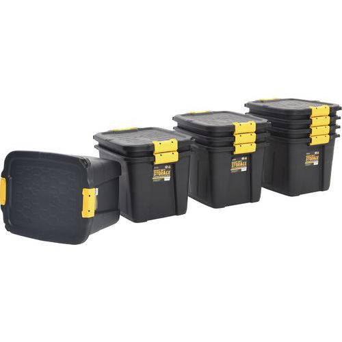 Strata Storage Boxes- 42L - Pack of 10 - Rapid Racking