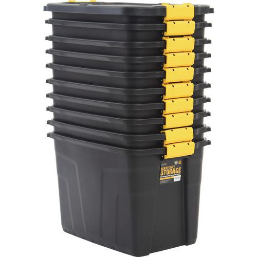 Strata Storage Boxes- 60L - Pack of 10 - Rapid Racking